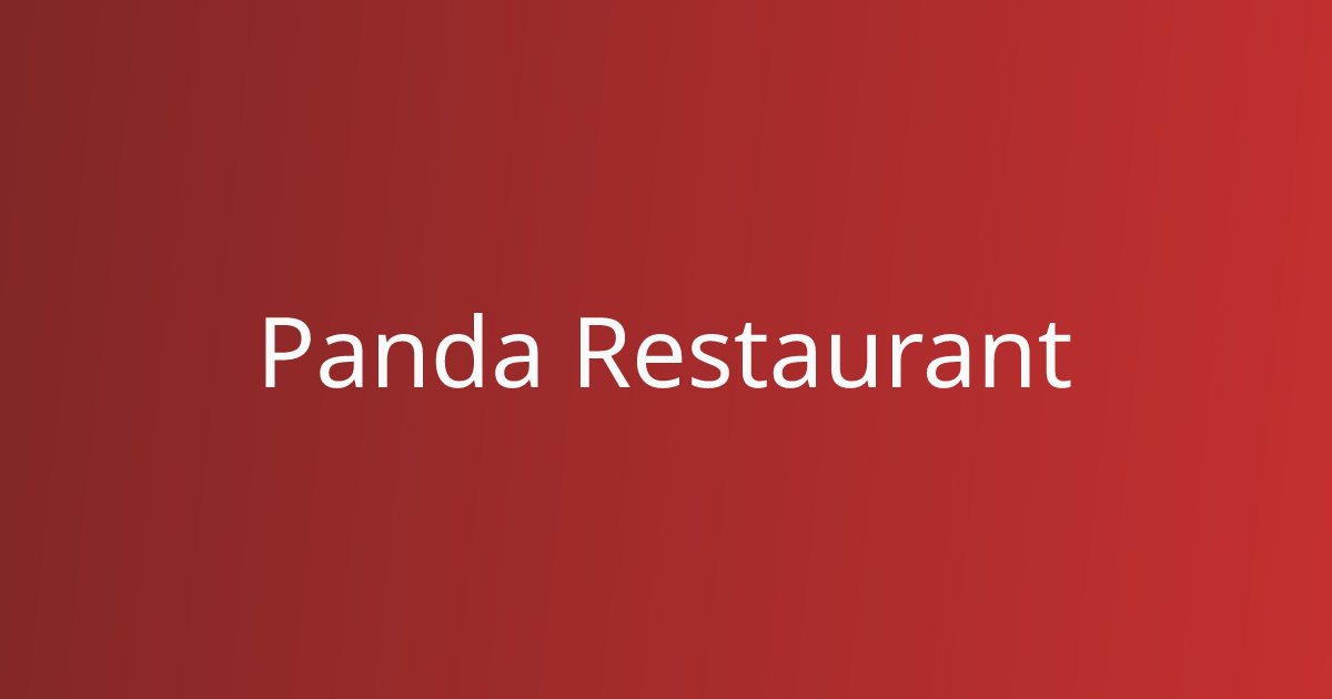 Order Authentic Chinese Online | Panda Restaurant - Pickup or Delivery ...